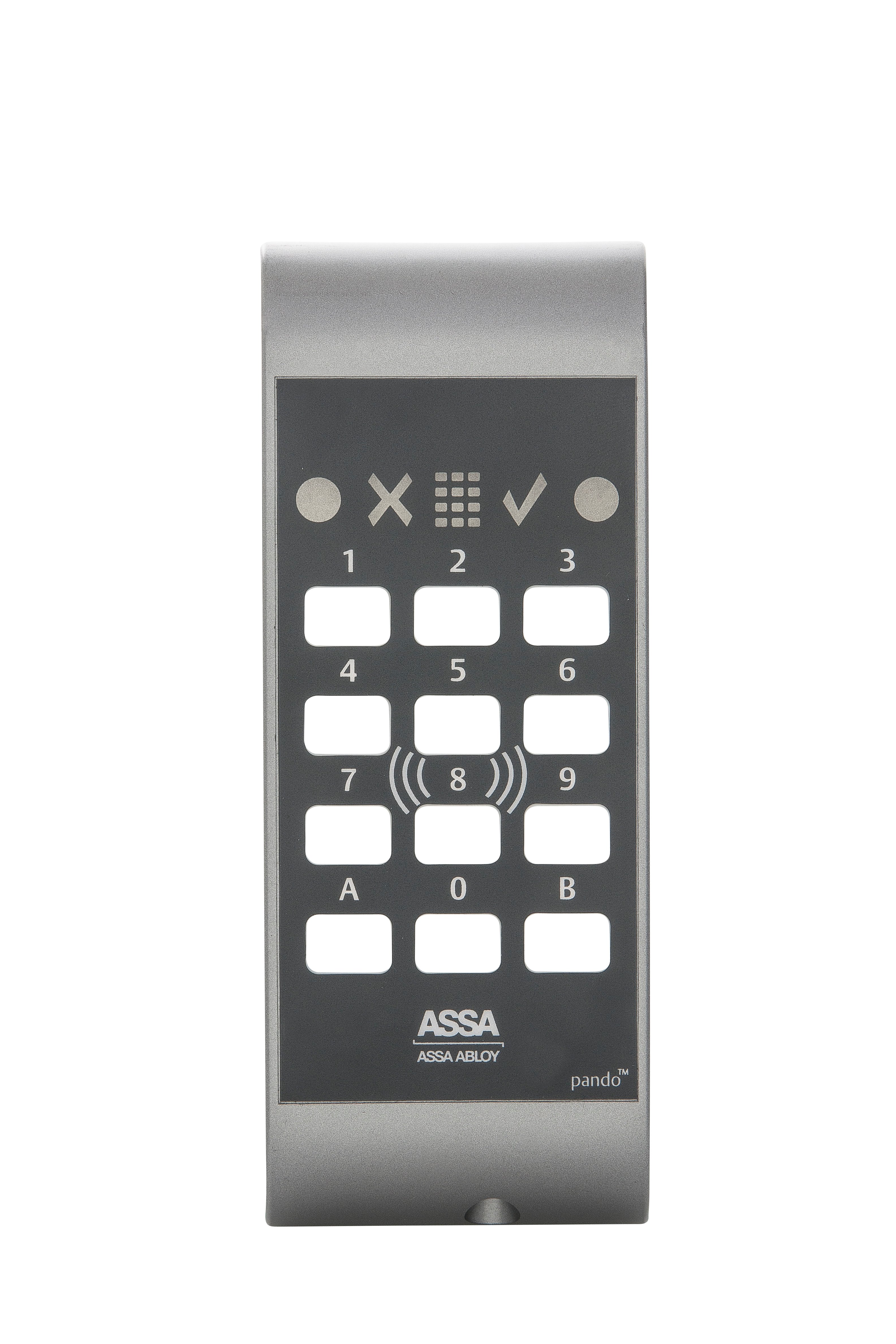 Pando Secure skal, silver | ASSA ABLOY