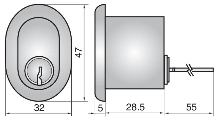 P607 - Single Rim Cylinder (Outside) | ASSA ABLOY