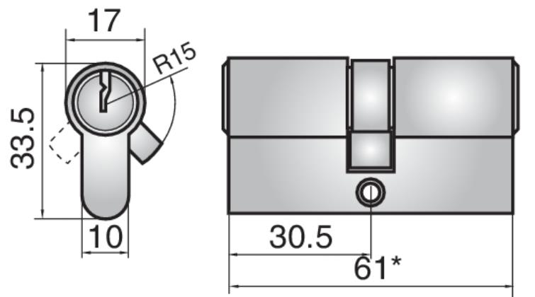 44M22 - Double cylinder | ASSA ABLOY