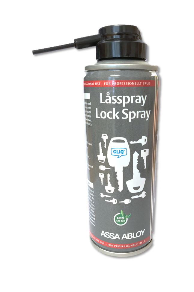 ASSA ABLOY Låsspray - Lock spray | ASSA ABLOY