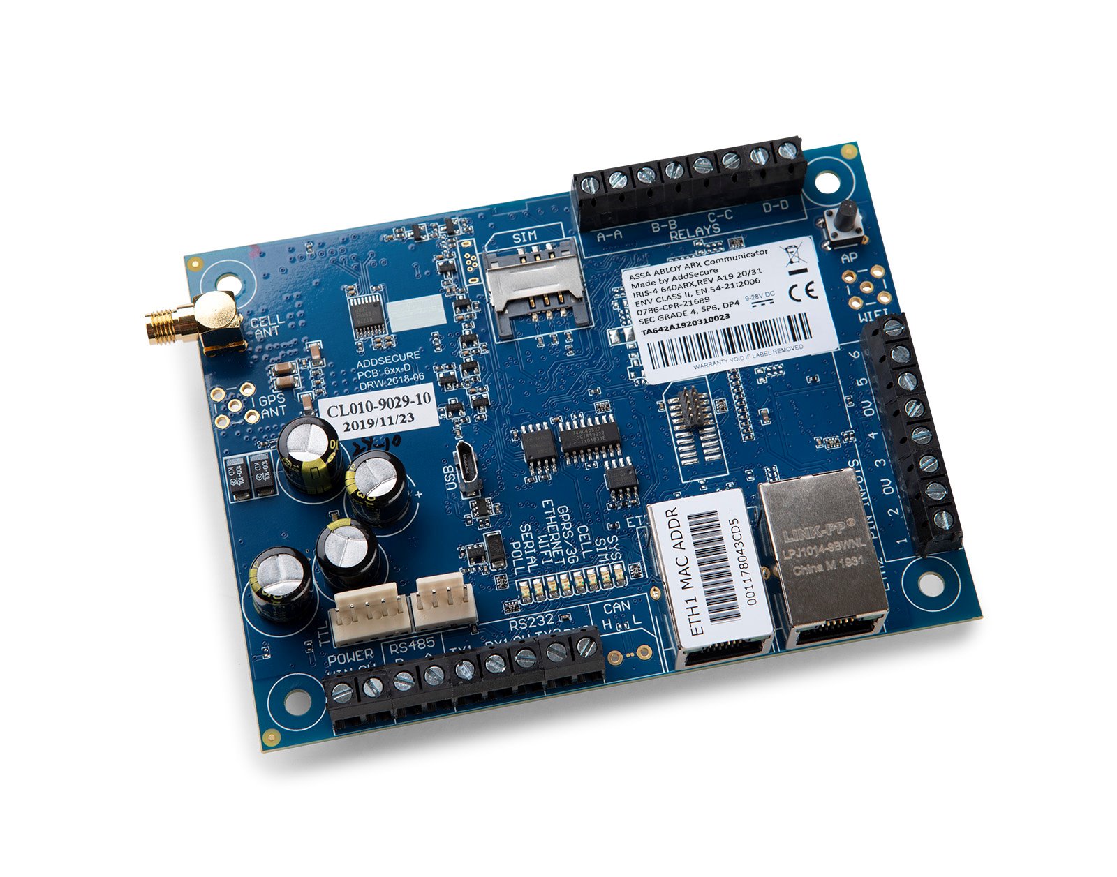 Larmsändare och kommunikationsenhet för ARX | ASSA ABLOY